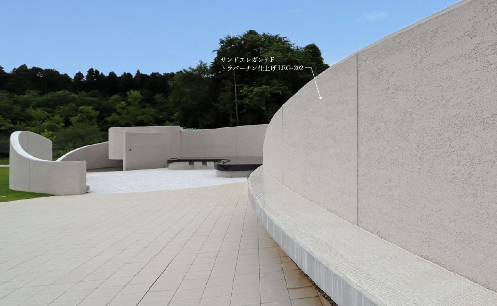 印西霊園納骨堂 | 製品採用事例 | 外壁・内装仕上材【NFDシリーズ】エスケー化研株式会社